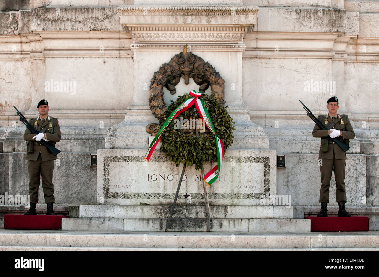 The Unknown Soldier monument in Rome Stock Photo - Alamy