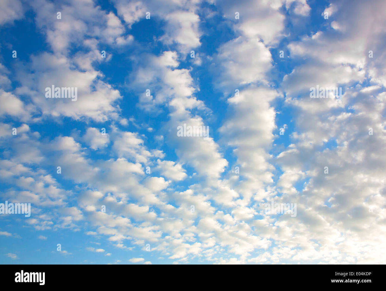 Clouds And Clear Blue Sky Weather Nature Stock Photo - Alamy