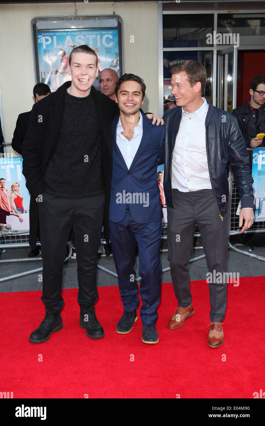 Will Poulter, Sebastian de Souza and Ed Speleers arrives for the ...