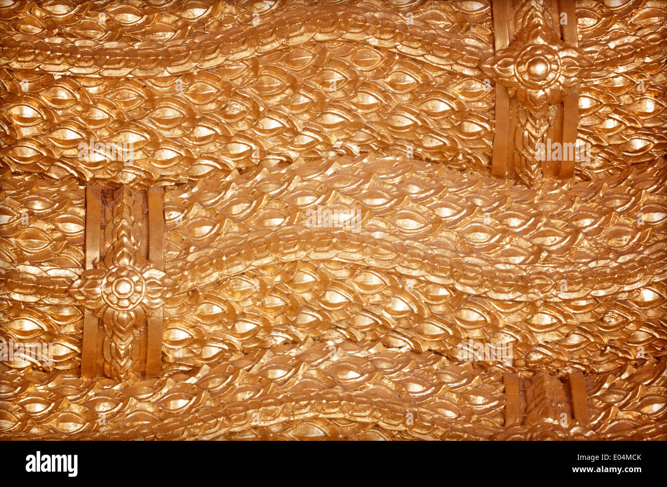 Scales of the dragon statue. Stucco surface of the animal Stock Photo ...