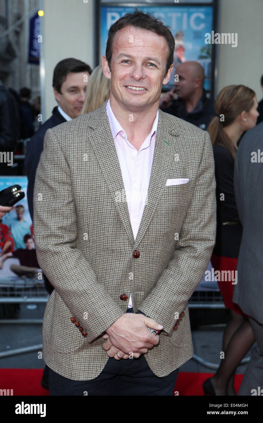 Austin Healey arrives for the "Plastic" premiere at the Odeon West End ...