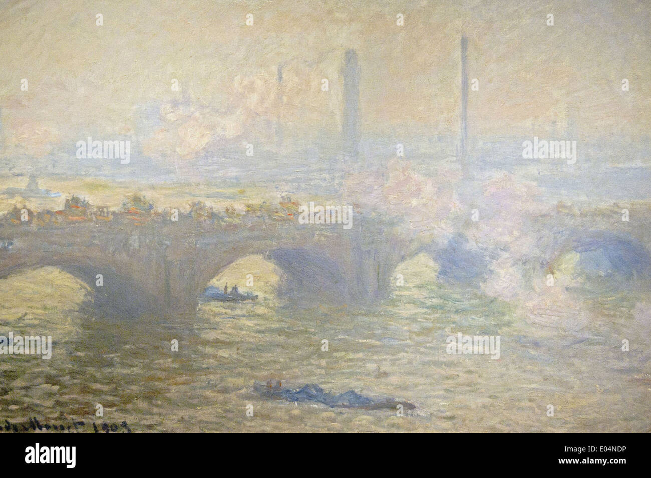 Claude Monet Waterloo Bridge, Gray Day Stock Photo - Alamy