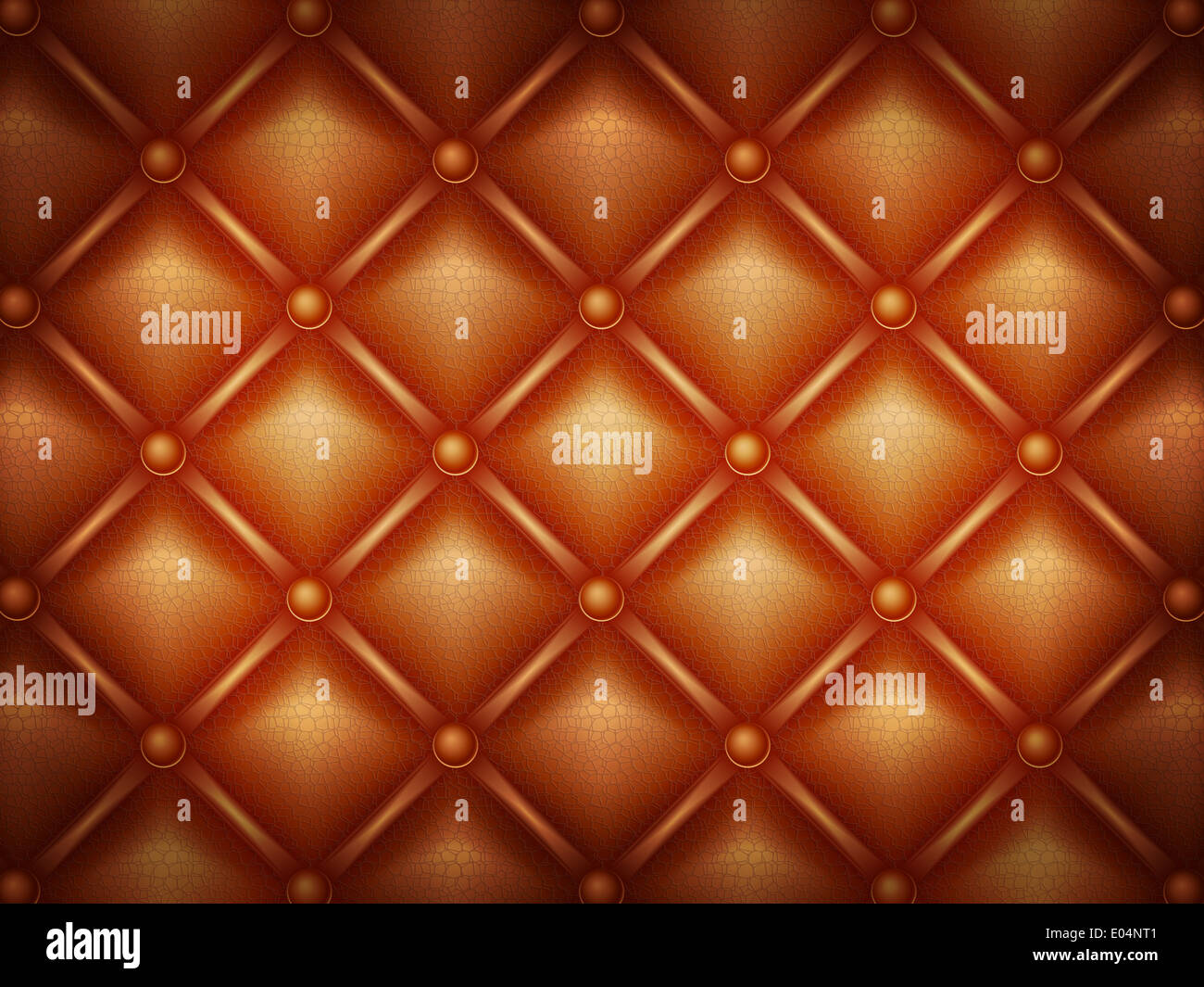 Leather textured background with buttons. Vector illustration Stock ...