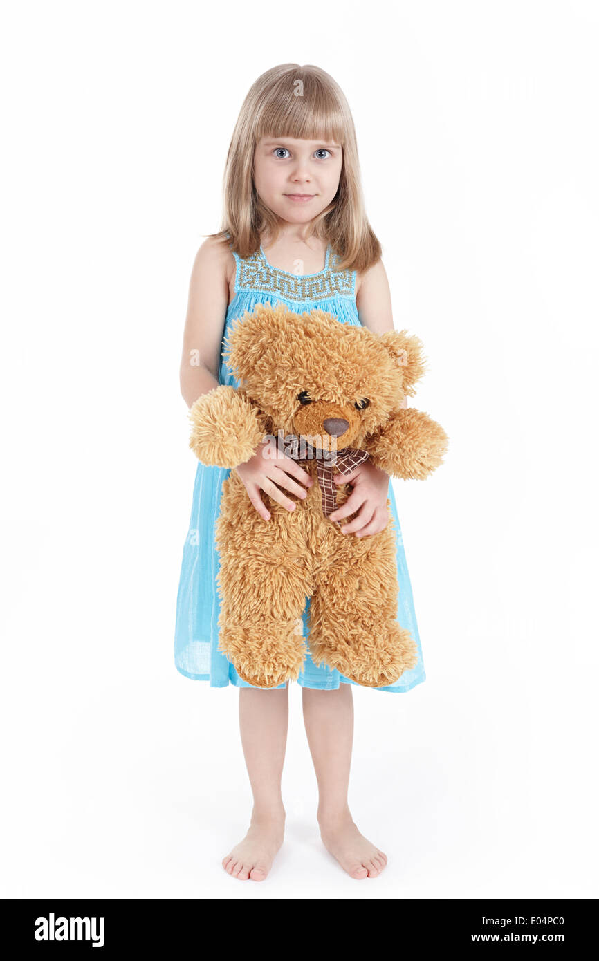 Small girl child hug Cut Out Stock Images & Pictures - Alamy