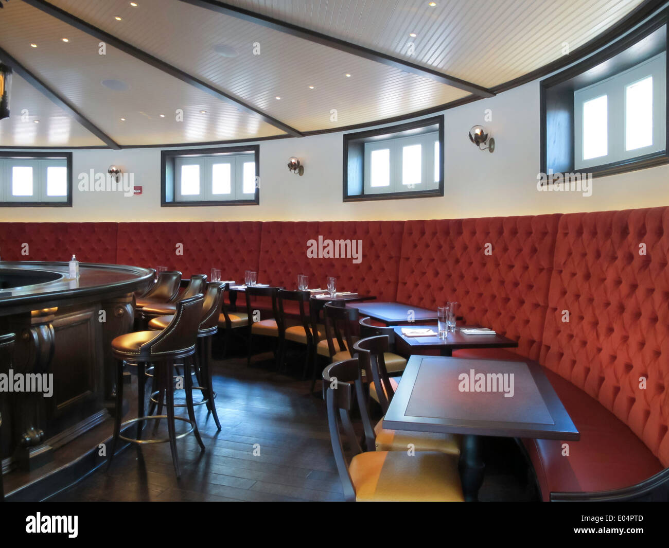 Tables in the Bar Room, Newly Renovated Tavern on the Green Restaurant ...