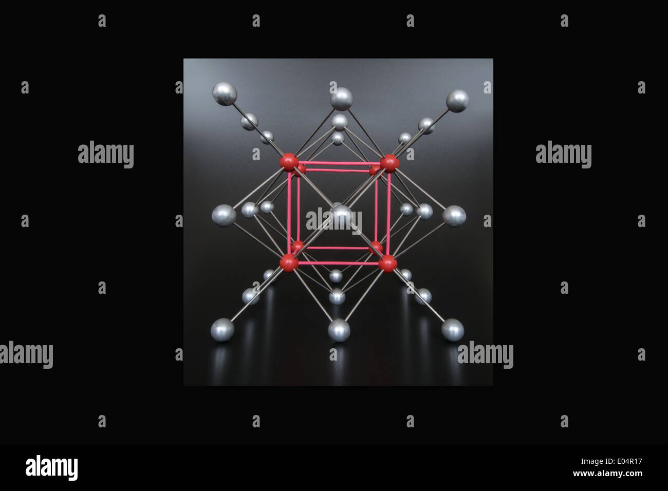 isolated model of caesium chloride Stock Photo - Alamy