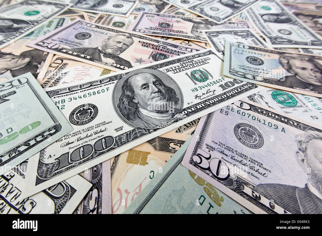 Dollar of bank notes of the united states of America., Dollar Banknoten ...