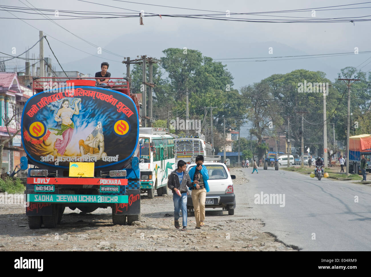 Hand painted oil transporter hi-res stock photography and images - Alamy