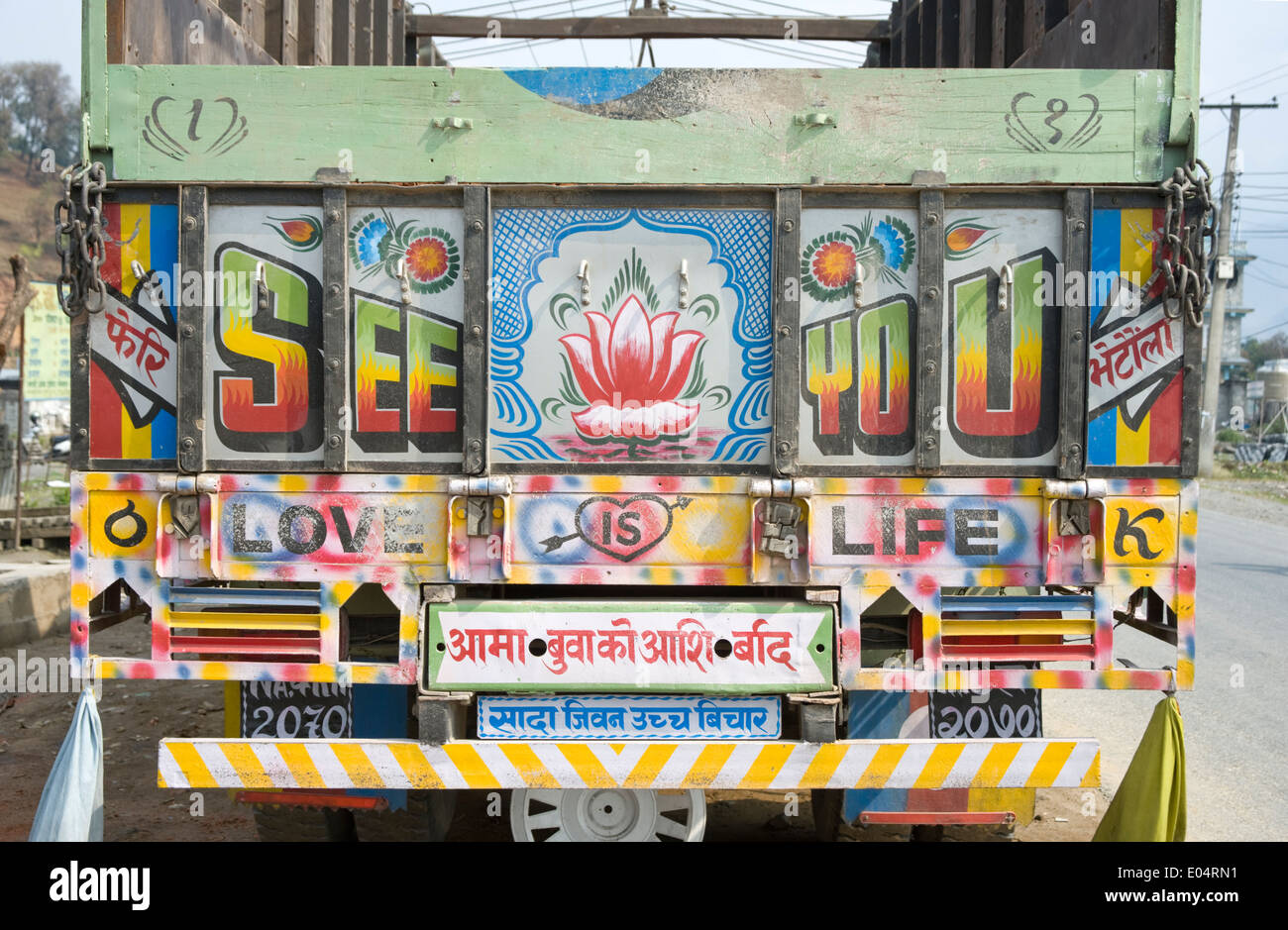 Highly colored lorry hi-res stock photography and images - Alamy