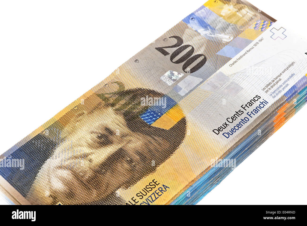 Swiss francs, Schweizer Franken Stock Photo - Alamy