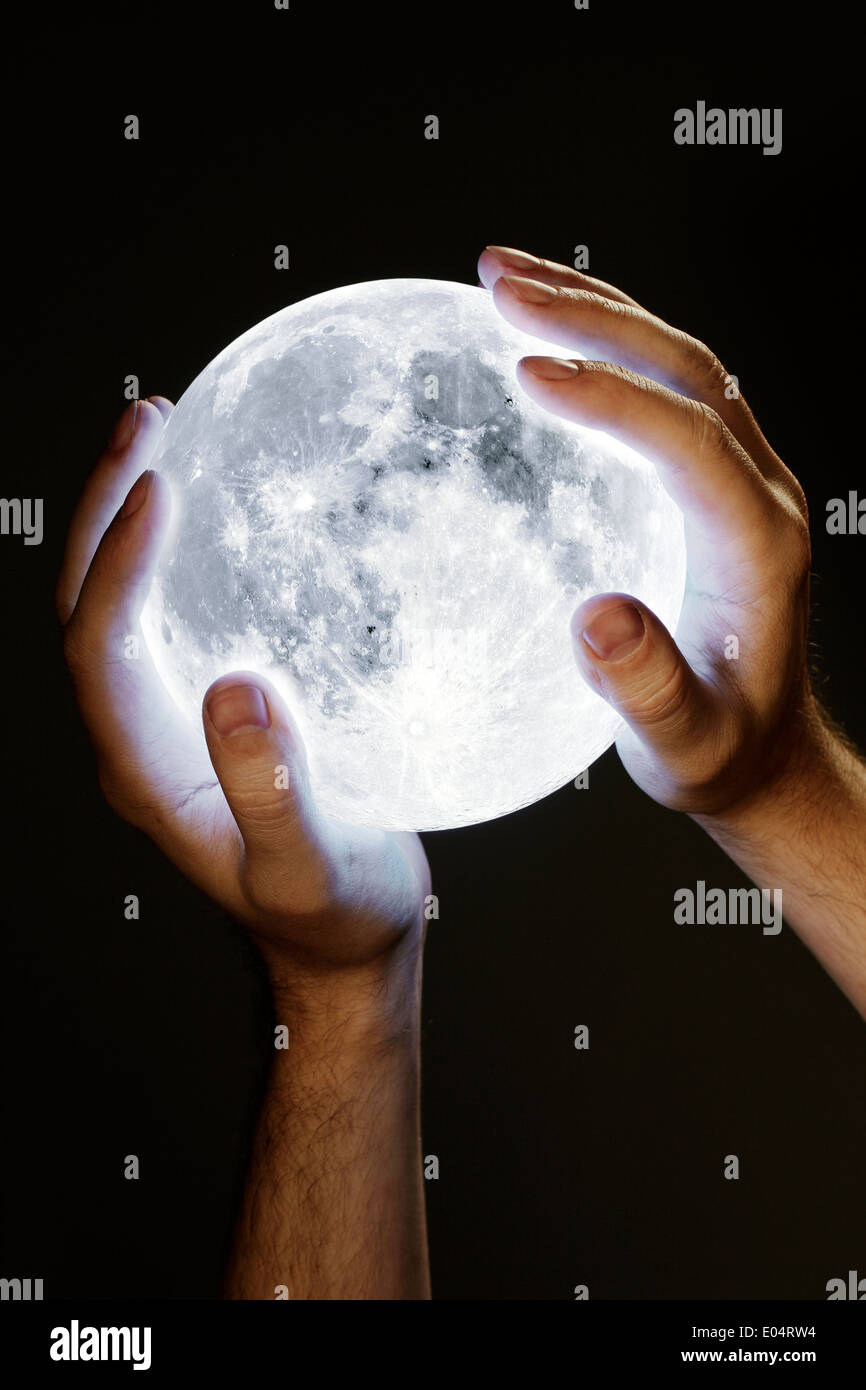 Hands Holding Up The Moon 1,556 Hand Holding Moon Stock Photos Free