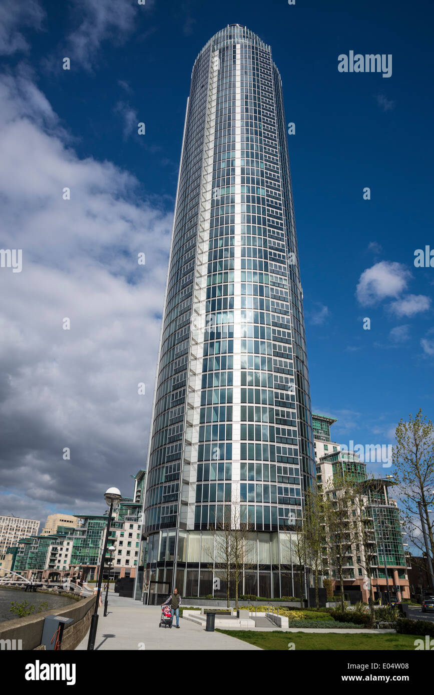 St George Tower, luxury residential development, Vauxhall, London, UK ...