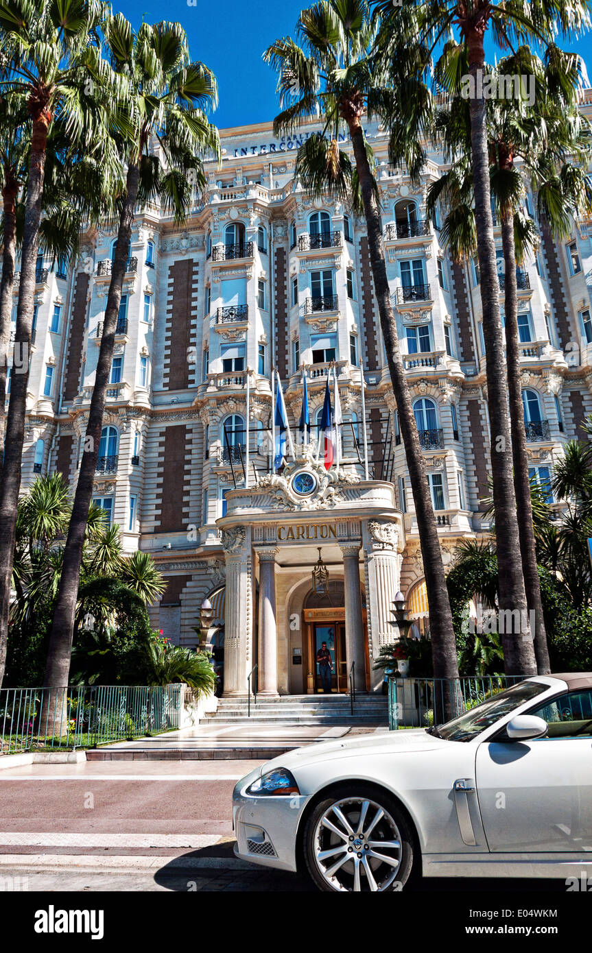 Europe, France, Alpes-Maritimes, Cannes. The famous Carlton Palace ...