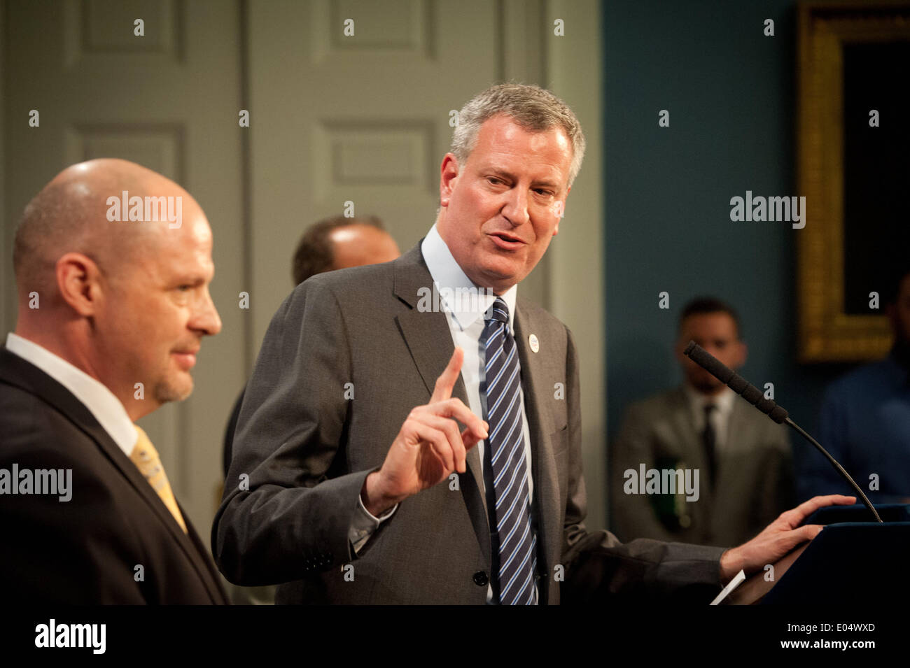 Manhattan, New York, USA. 1st May, 2014. UFT President MICHAEL MULGREW ...