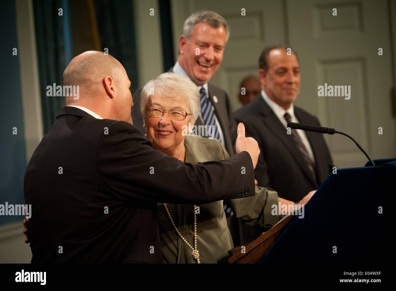 Manhattan, New York, USA. 1st May, 2014. UFT President MICHAEL MULGREW ...