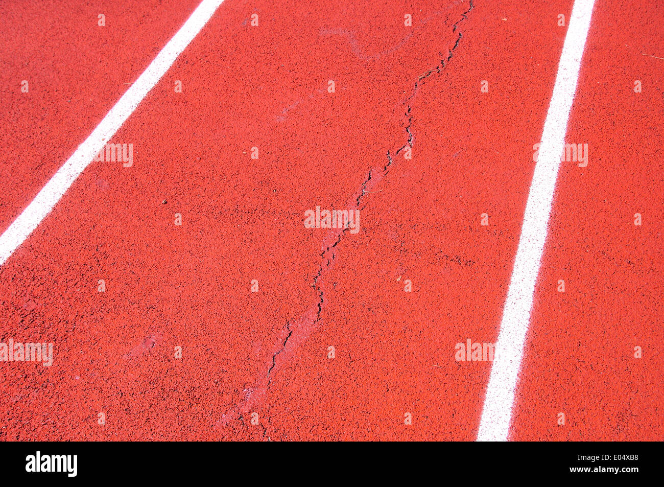 The close view of stadium track Stock Photo - Alamy