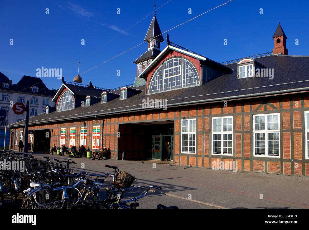 The old Osterport railway station in, Copenhagen, Denmark, Europe Stock ...