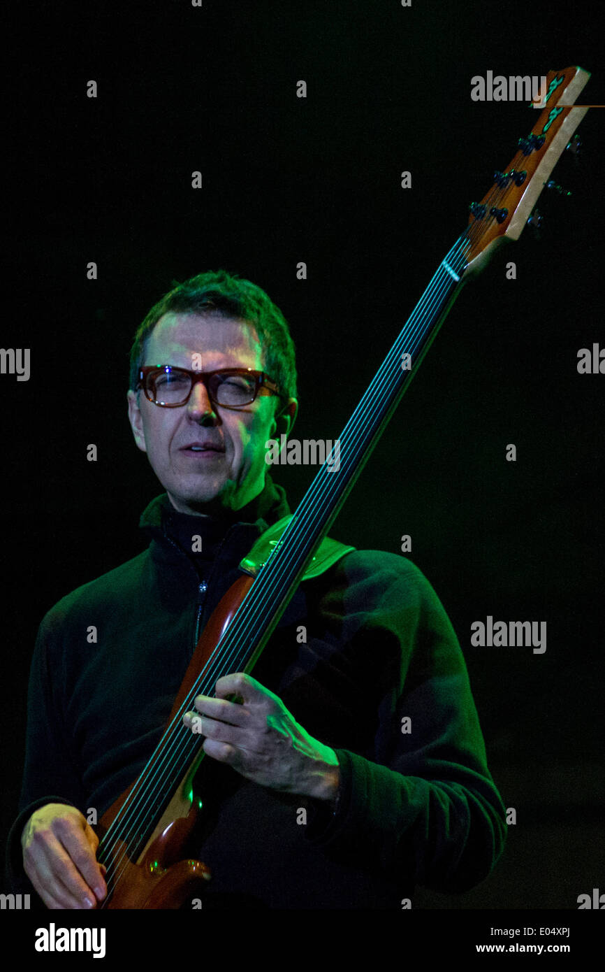 Turin, Italy - 2014:05:01 - The world-renowned bassist Alain Caron has ...