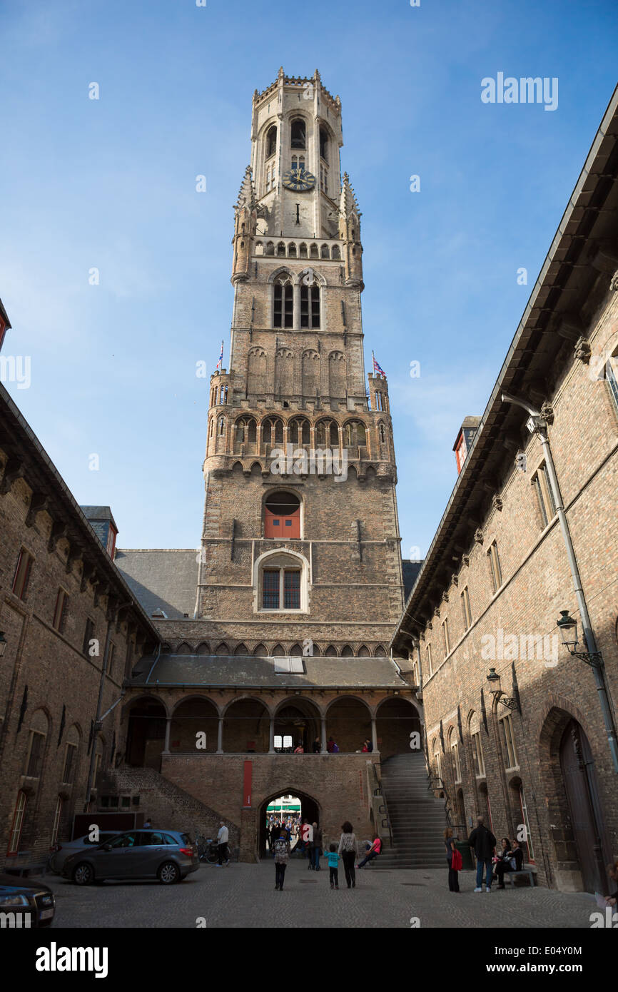 Belfort tower bruges inside hi-res stock photography and images - Alamy