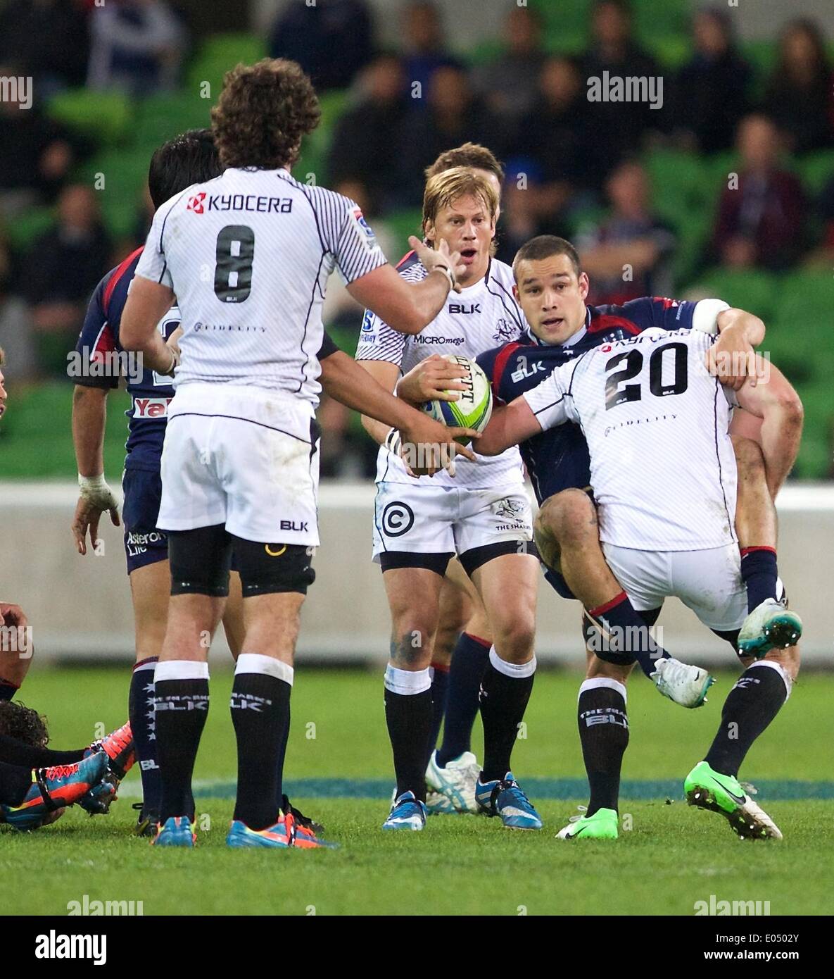 Melbourne, Victoria, Australia. 2nd May, 2014. TAMATI ELLISON of the ...