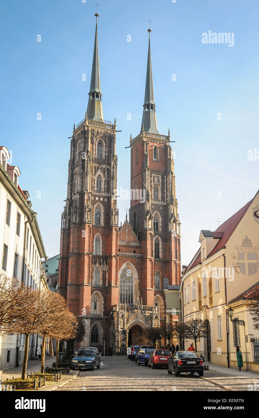 The Cathedral of St. John the Baptist in Wroclaw, Poland Stock Photo - Alamy