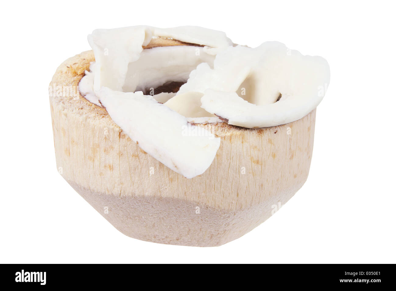 Young coconut meat hi-res stock photography and images - Alamy