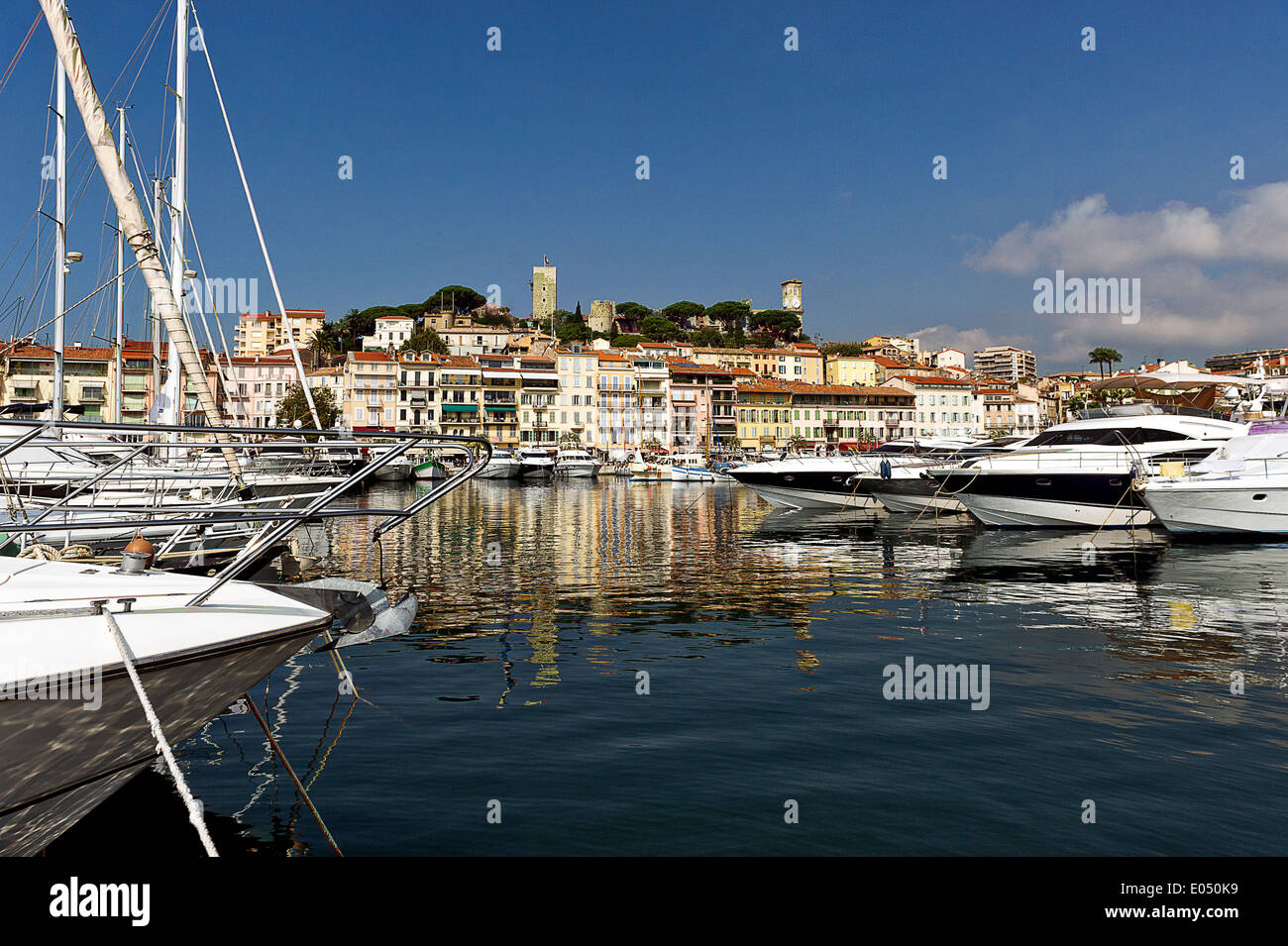 Cannes harbour with fishing boats hi-res stock photography and images ...