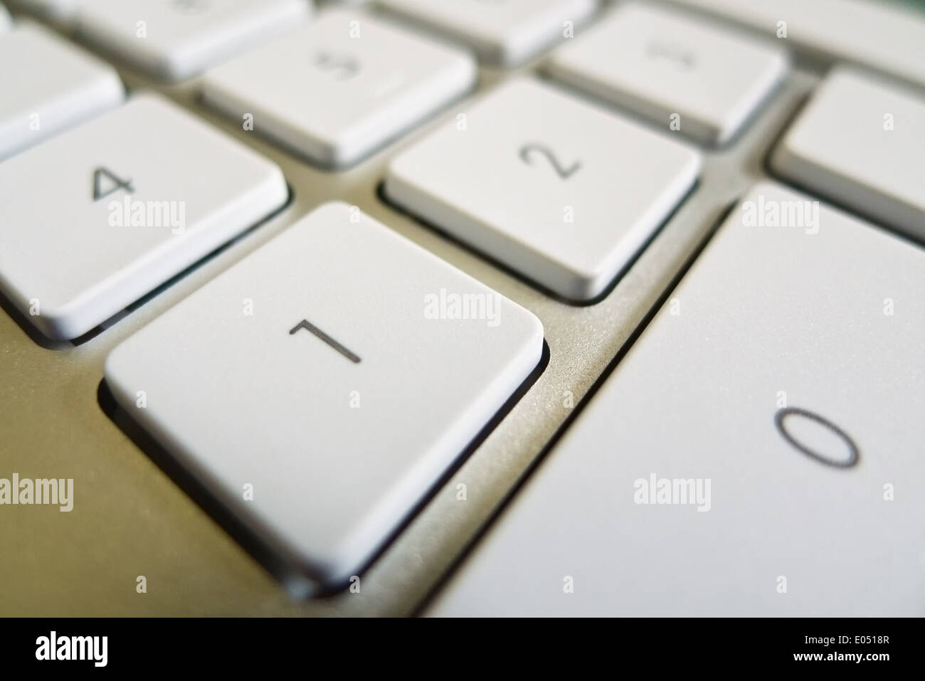 The keys of a computer in close-up. Data processing and Internet., Die ...
