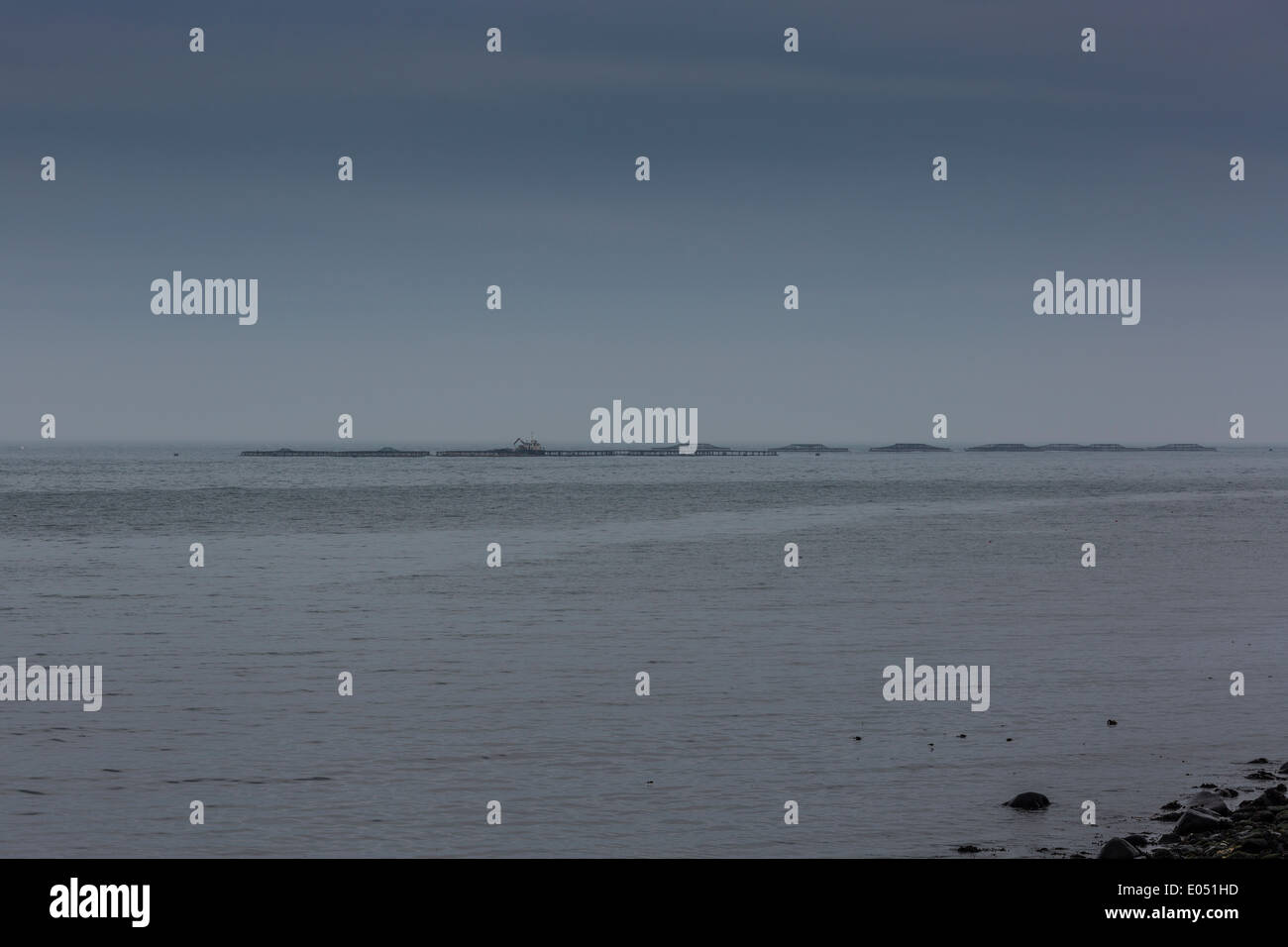 Fish Farm, Red Bay, Waterfoot, County Antrim, Northern Ireland Stock ...