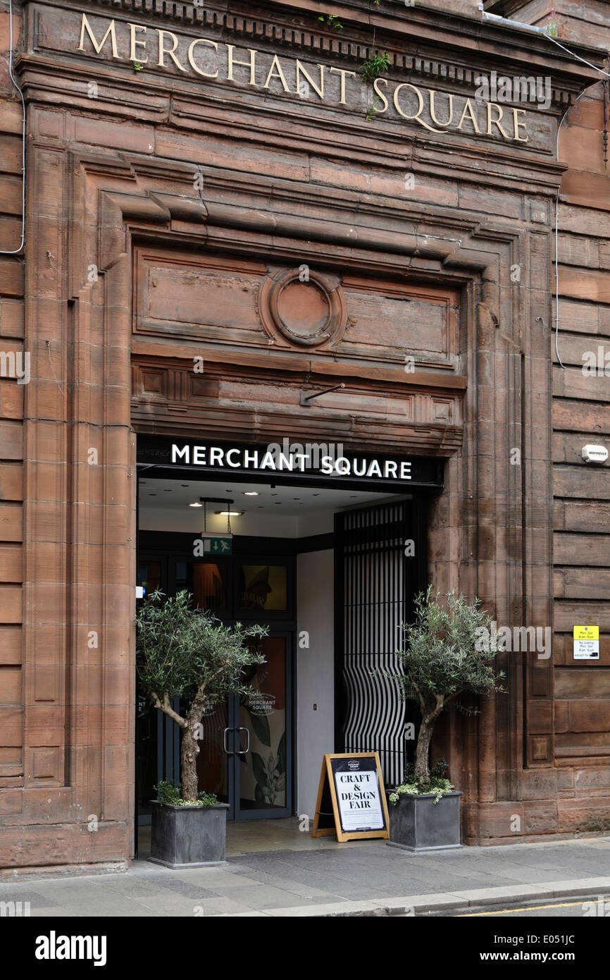 Merchant Square Glasgow, Merchant City, entrance to the venue housing ...