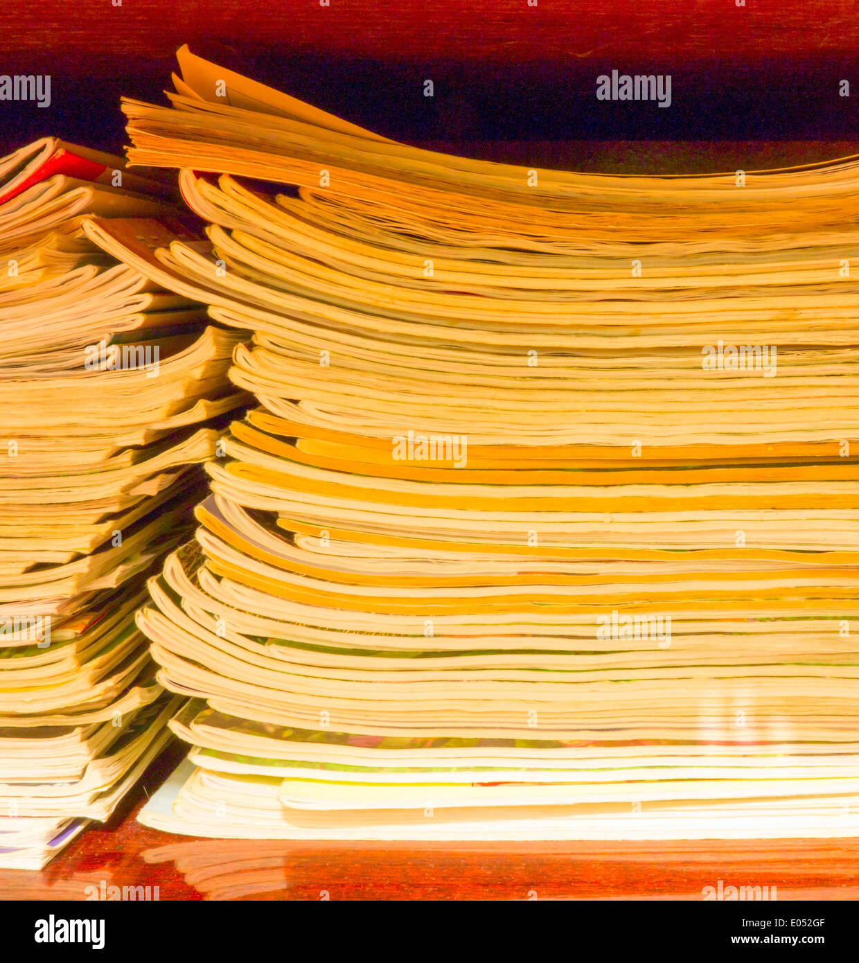 Stack of books Stock Photo - Alamy