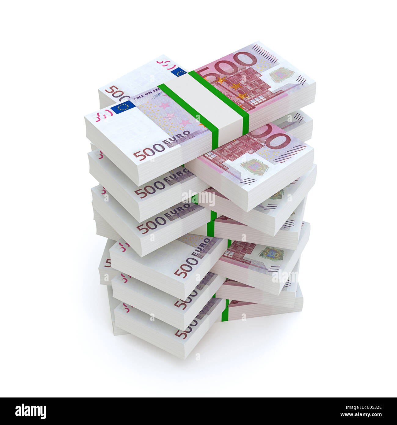 Bundles Of Euro Money (Financial Picture Stock Photo - Alamy