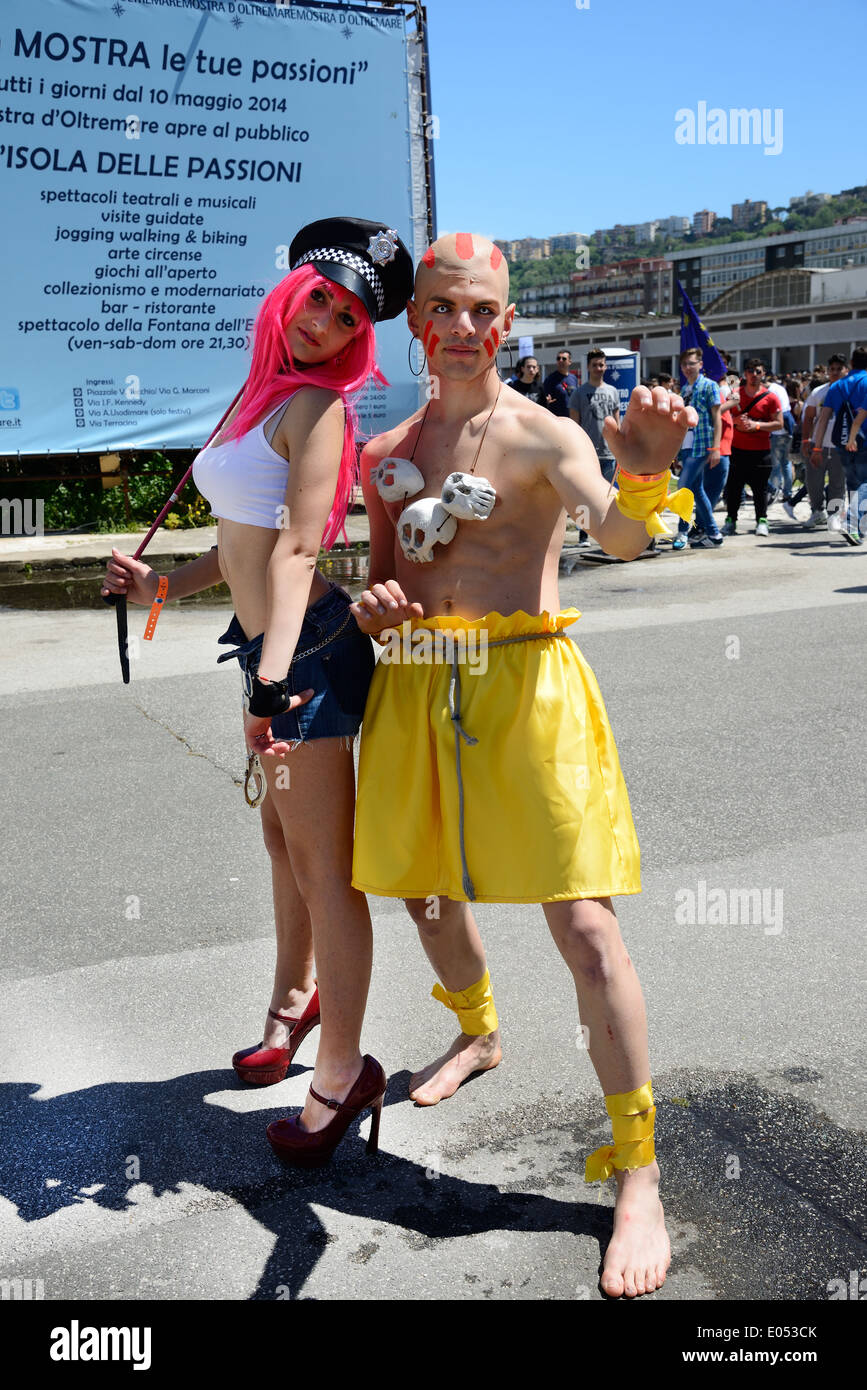 NAPLES, ITALY- MAY 1: for the XVI edition of the international cartoon ...