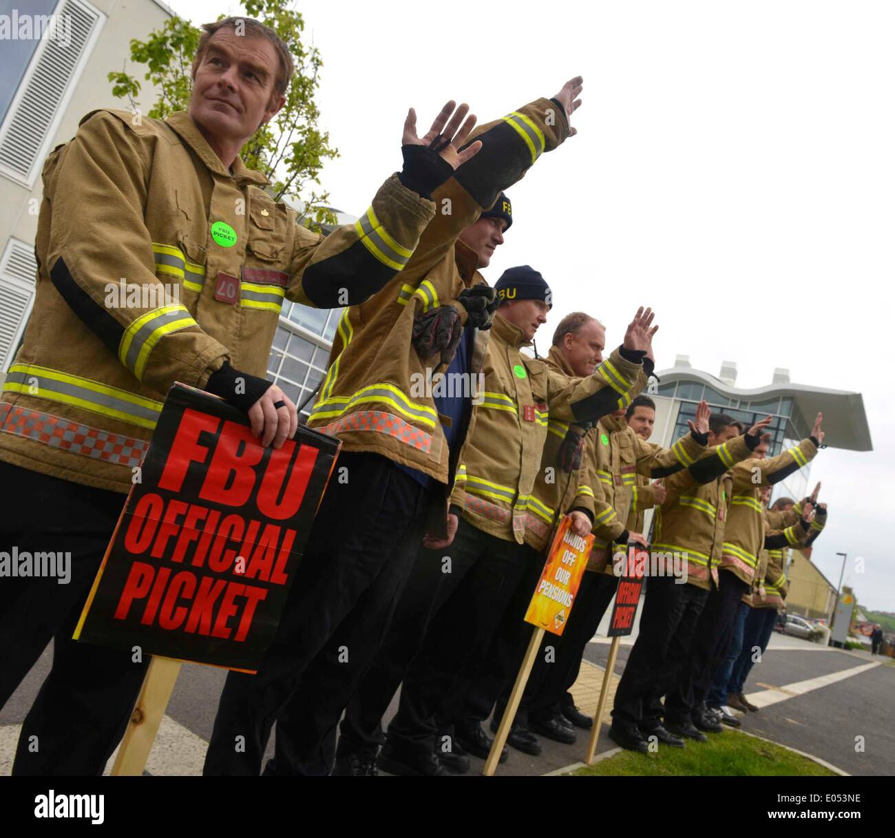 Fire brigade strike england uk hi-res stock photography and images - Alamy