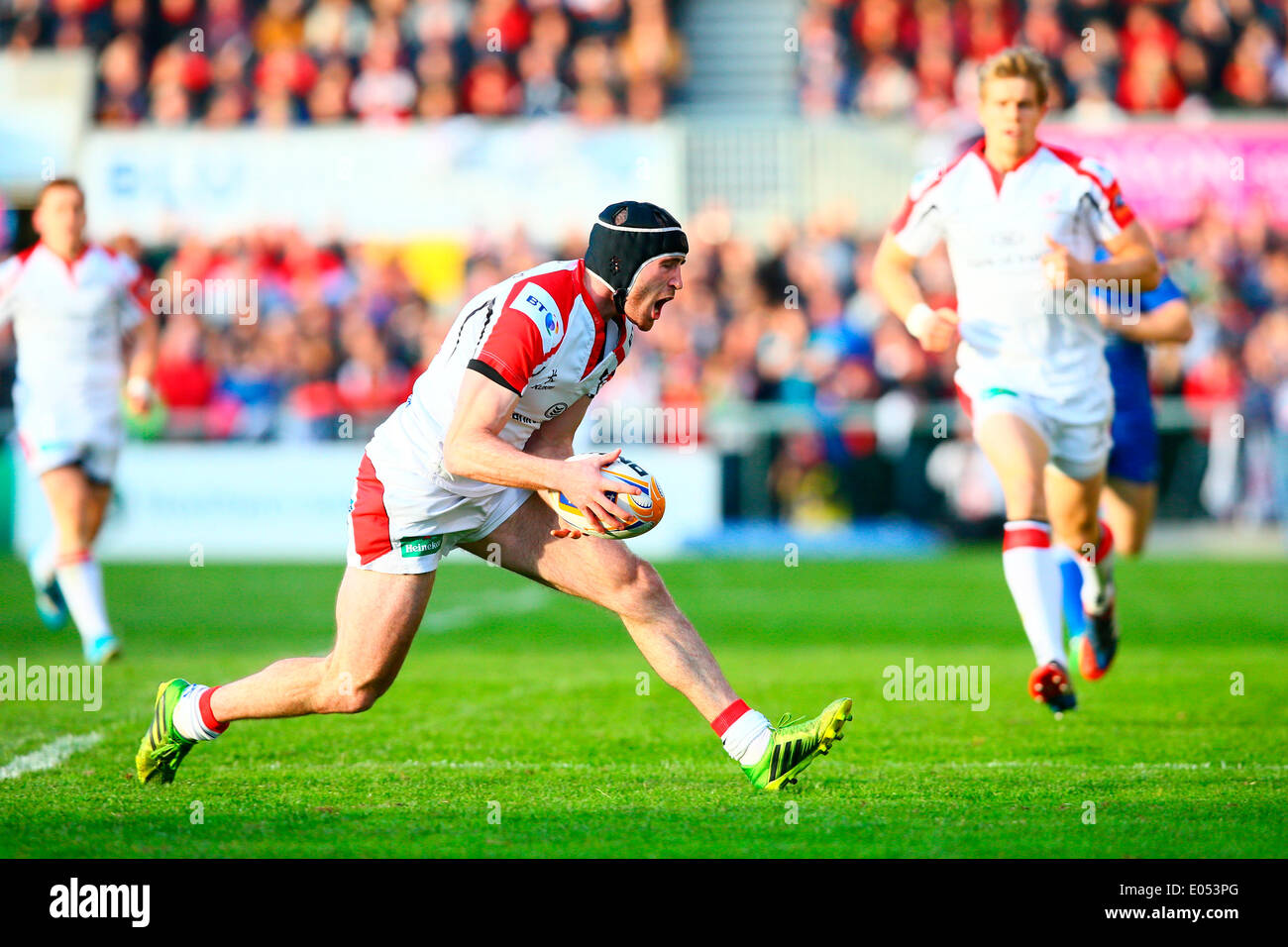 Belfast, Northern Ireland. 02nd May, 2014. Ricky Andrew (Ulster ...