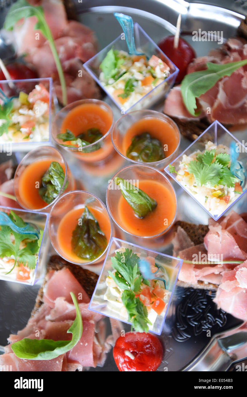 Stock photo of canapes Stock Photo - Alamy