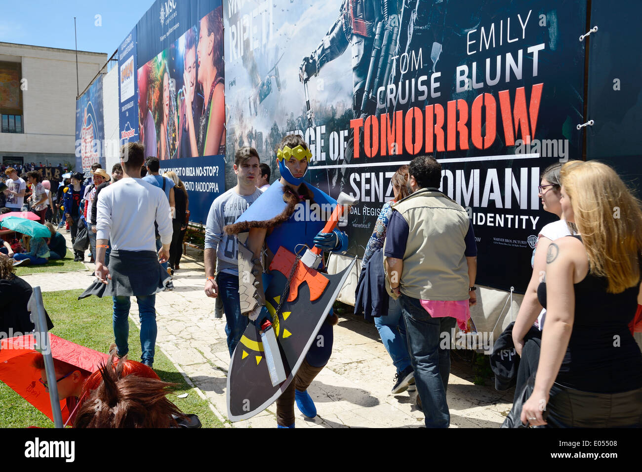 NAPLES, ITALY- MAY 1: for the XVI edition of the international cartoon ...