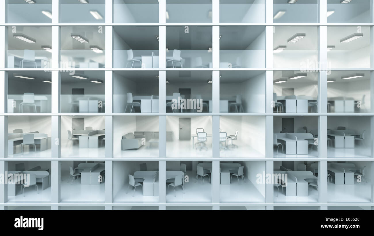 Inside modern office building Stock Photo - Alamy