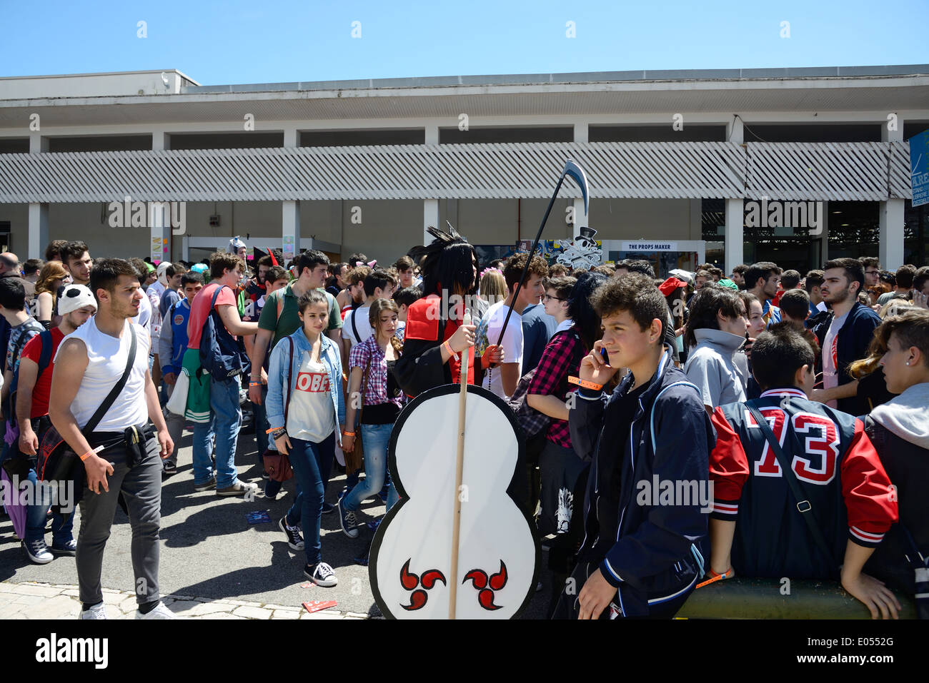 NAPLES, ITALY- MAY 1: for the XVI edition of the international cartoon ...
