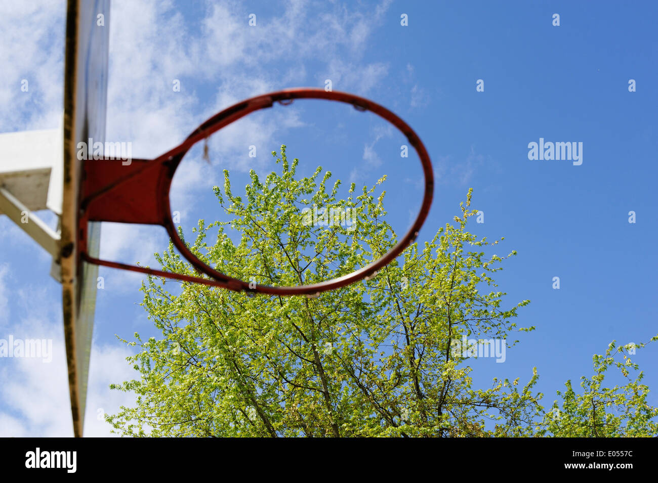 Stock photo of a basketball hoop Stock Photo - Alamy