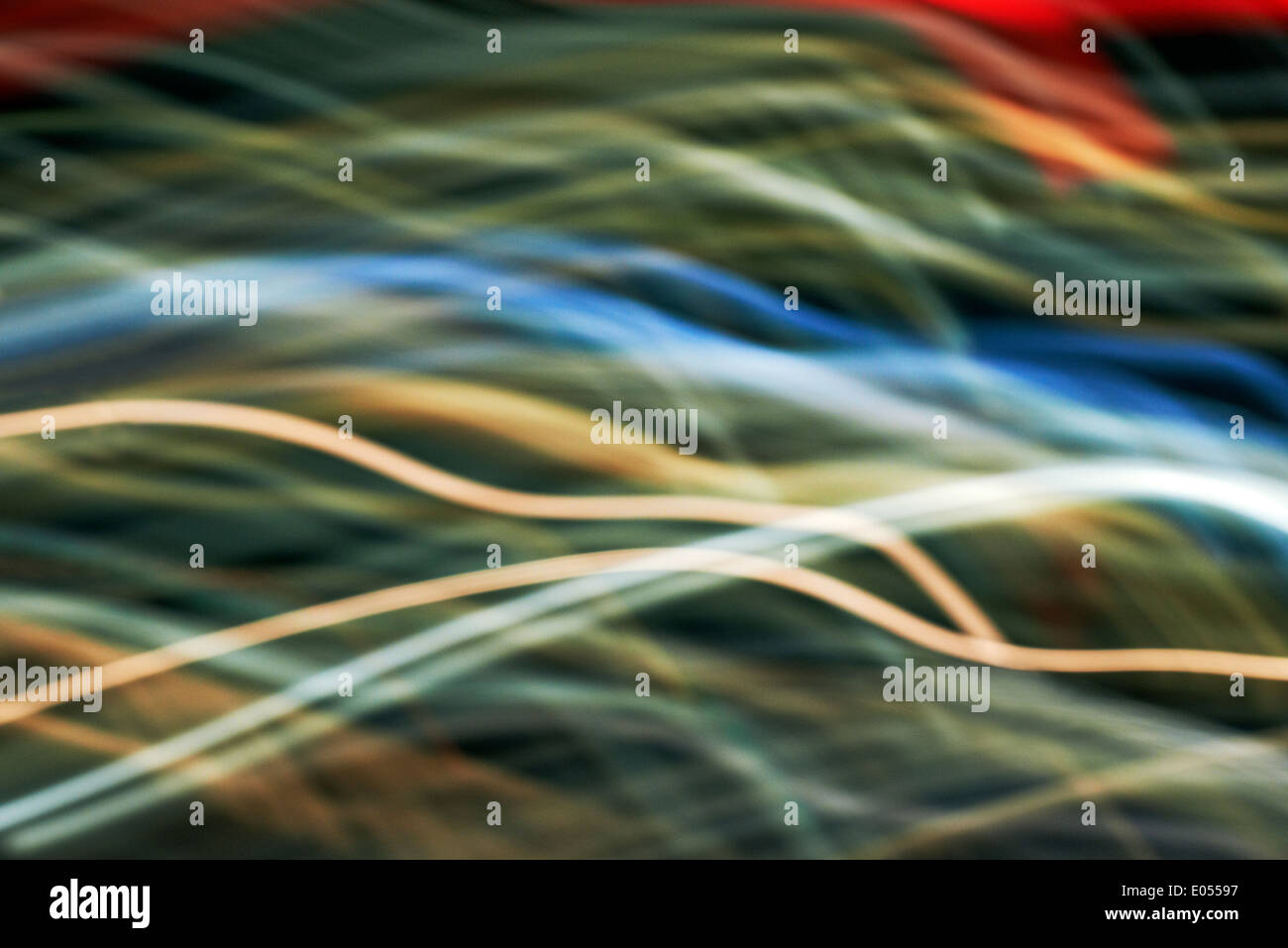 Lights in the night, abstract Stock Photo - Alamy