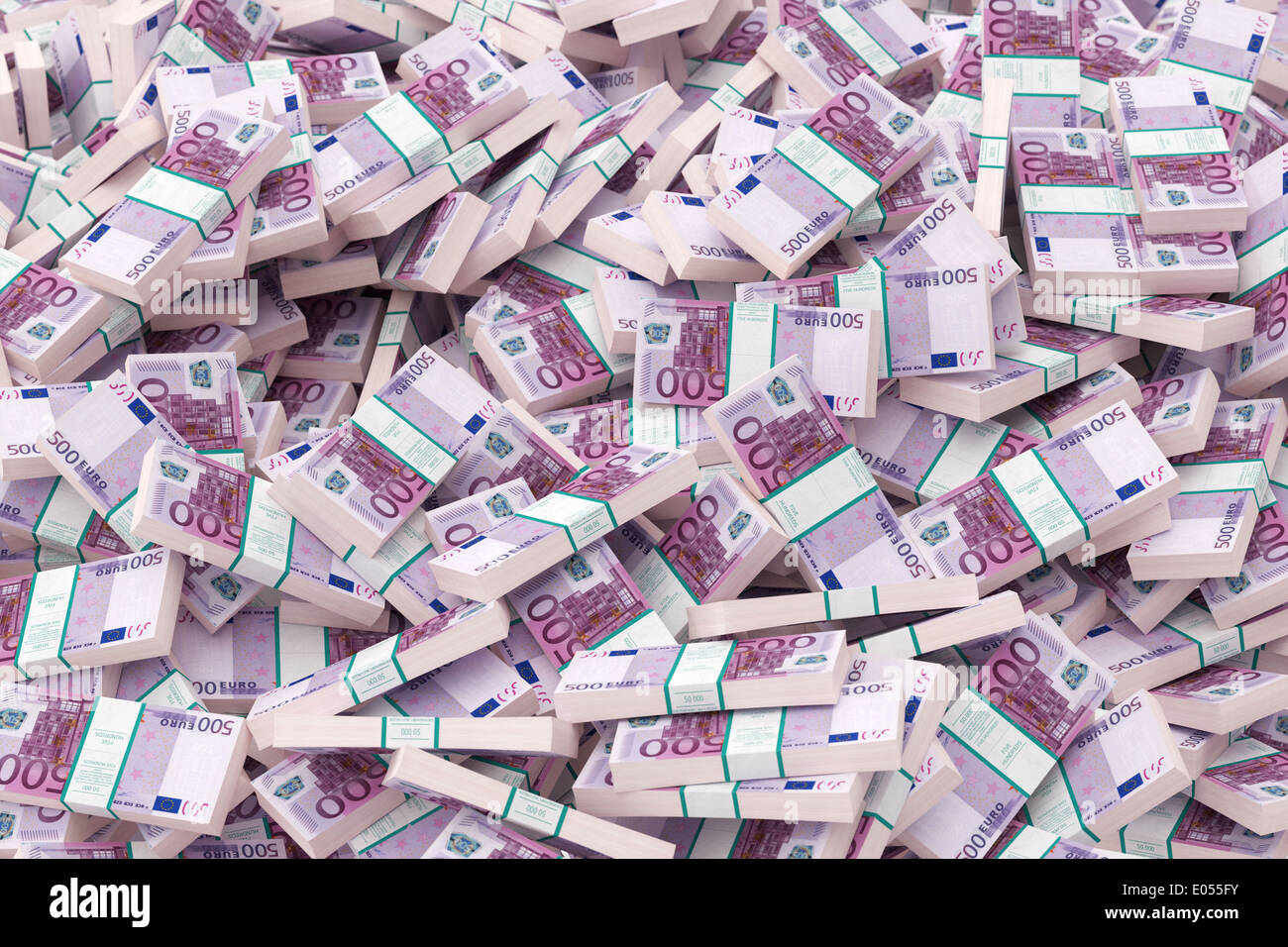 Heap Of Euro Banknotes (The Best Conceptual Business Picture Stock ...