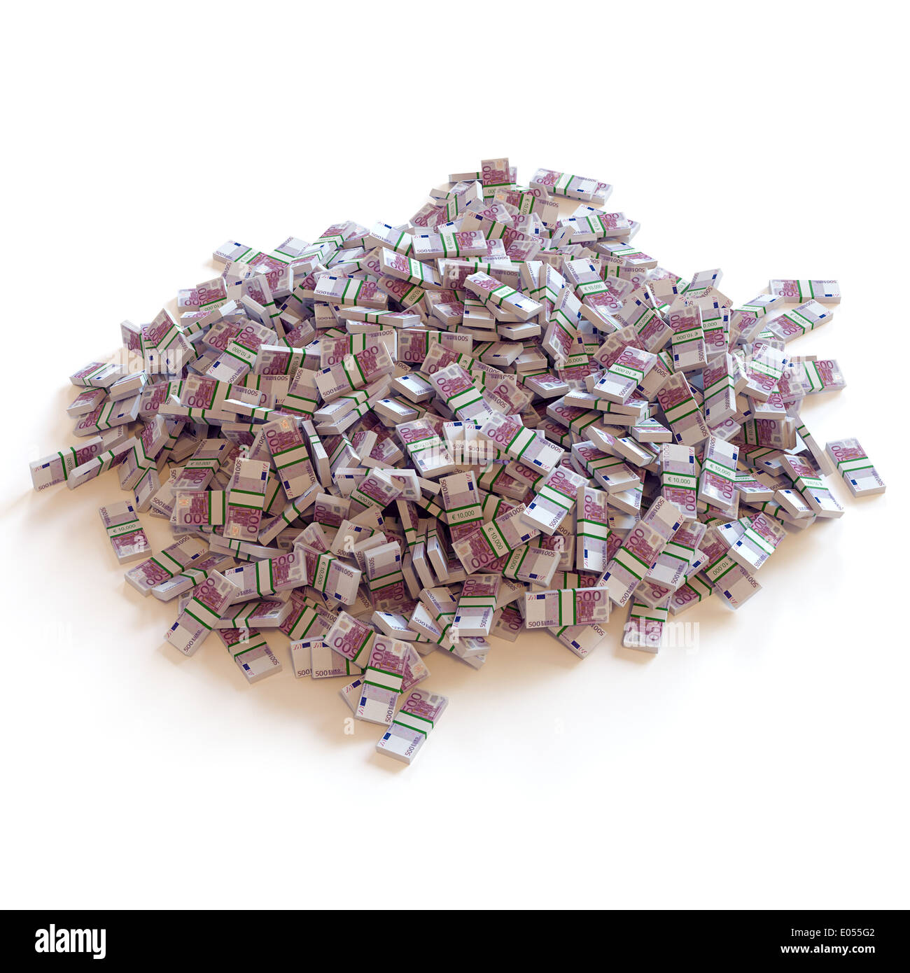 Heap Of Euro Banknotes (The Best Conceptual Business Picture Stock ...