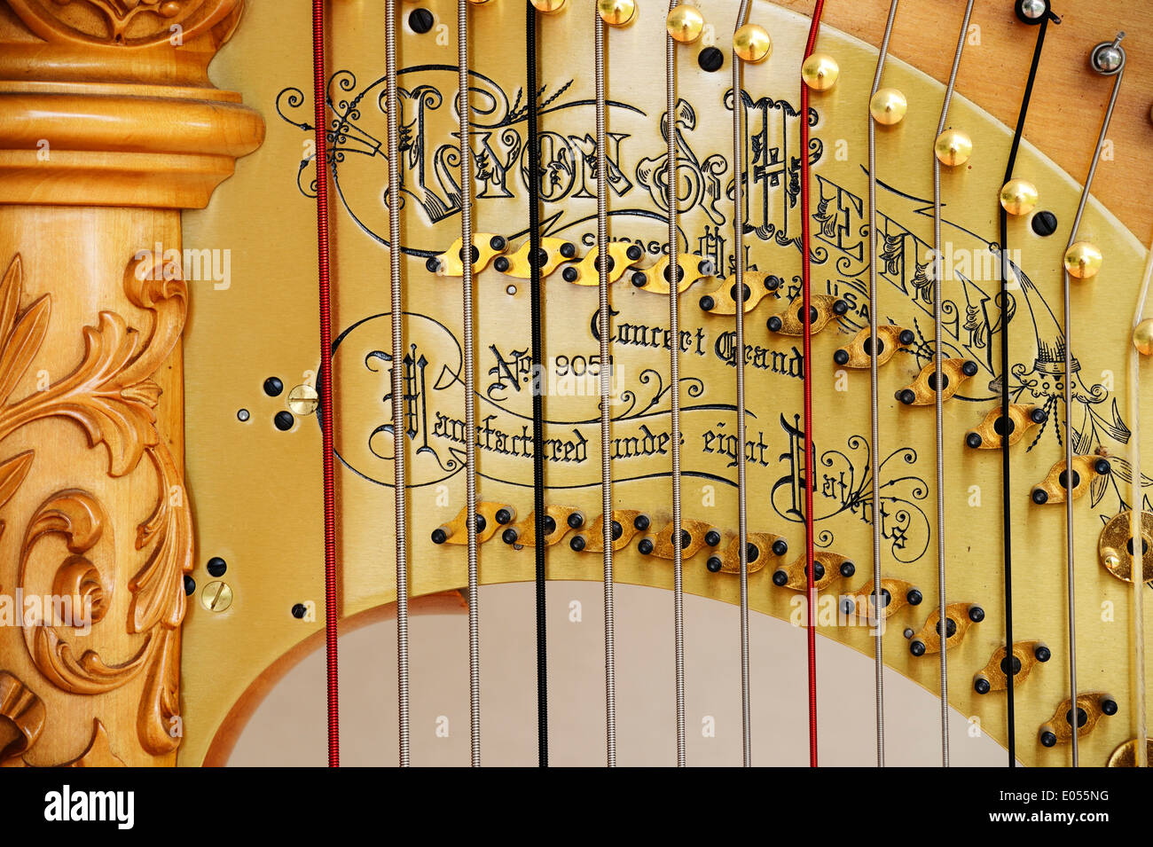 Stock photo of a harp Stock Photo - Alamy