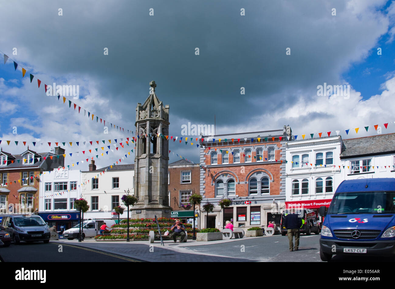Launceston town square cornwall hi-res stock photography and images - Alamy