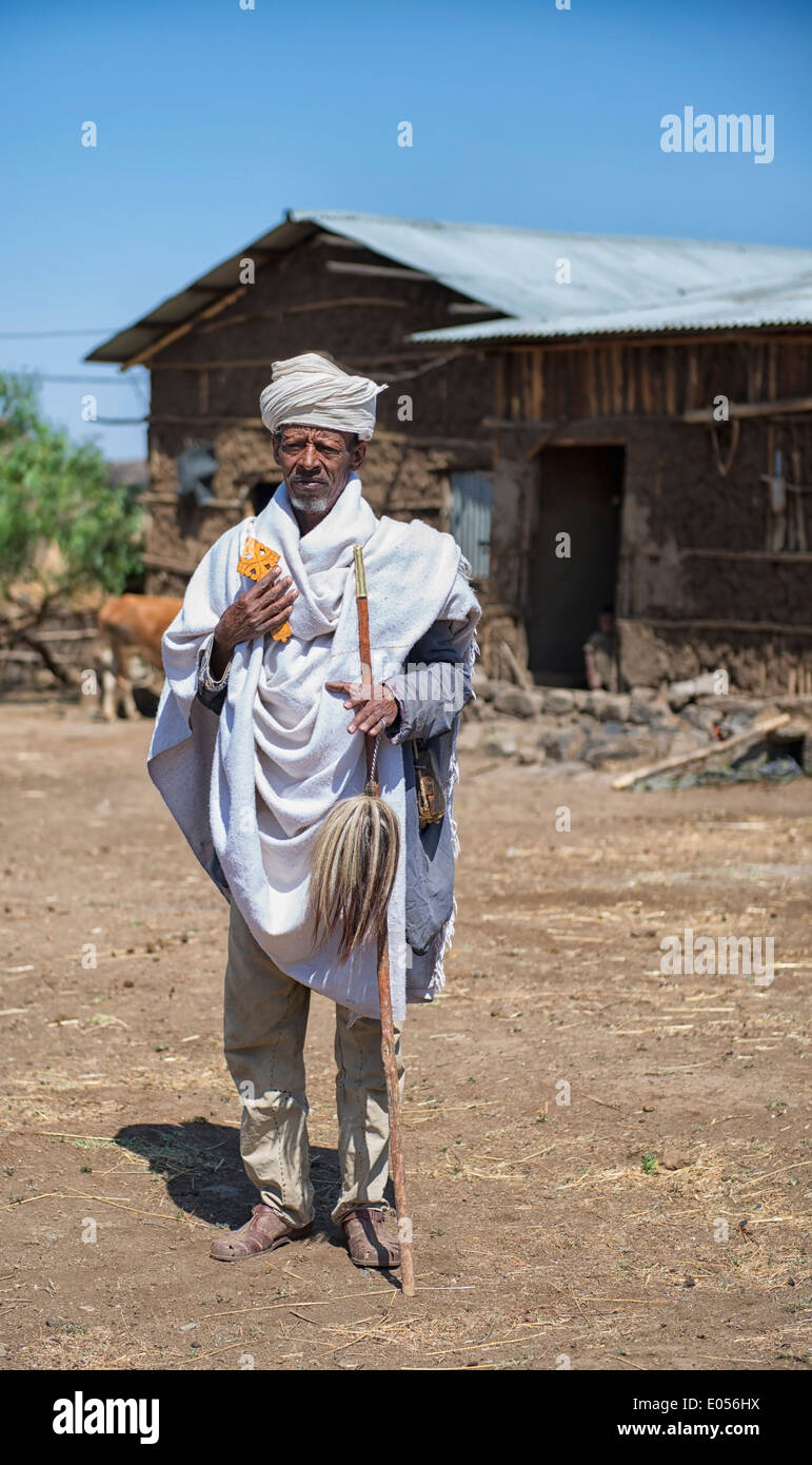 Indigenous Ethiopian Man from Local Village near Lalibela, Ethiopia ...