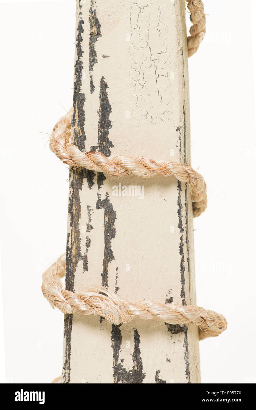 Rope wrapped tied hi-res stock photography and images - Alamy