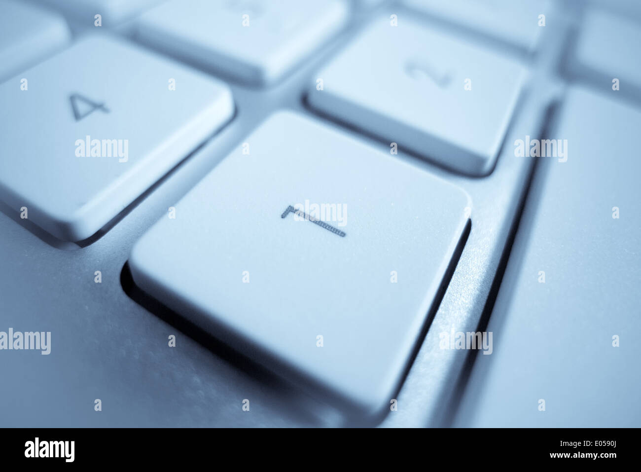 The keys of a computer in close-up. Data processing and Internet., Die ...