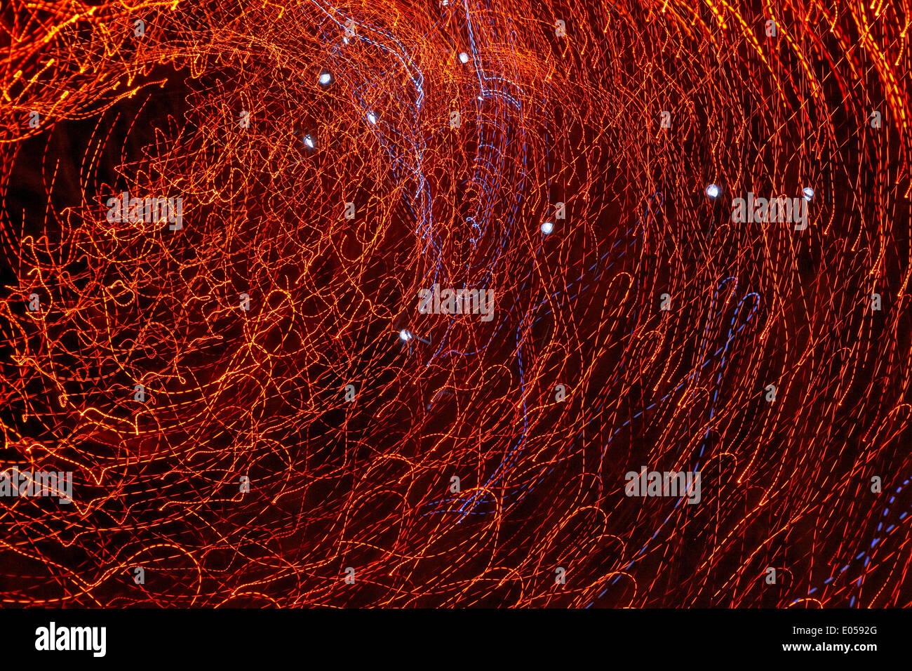 Lights in the night, abstract Stock Photo - Alamy