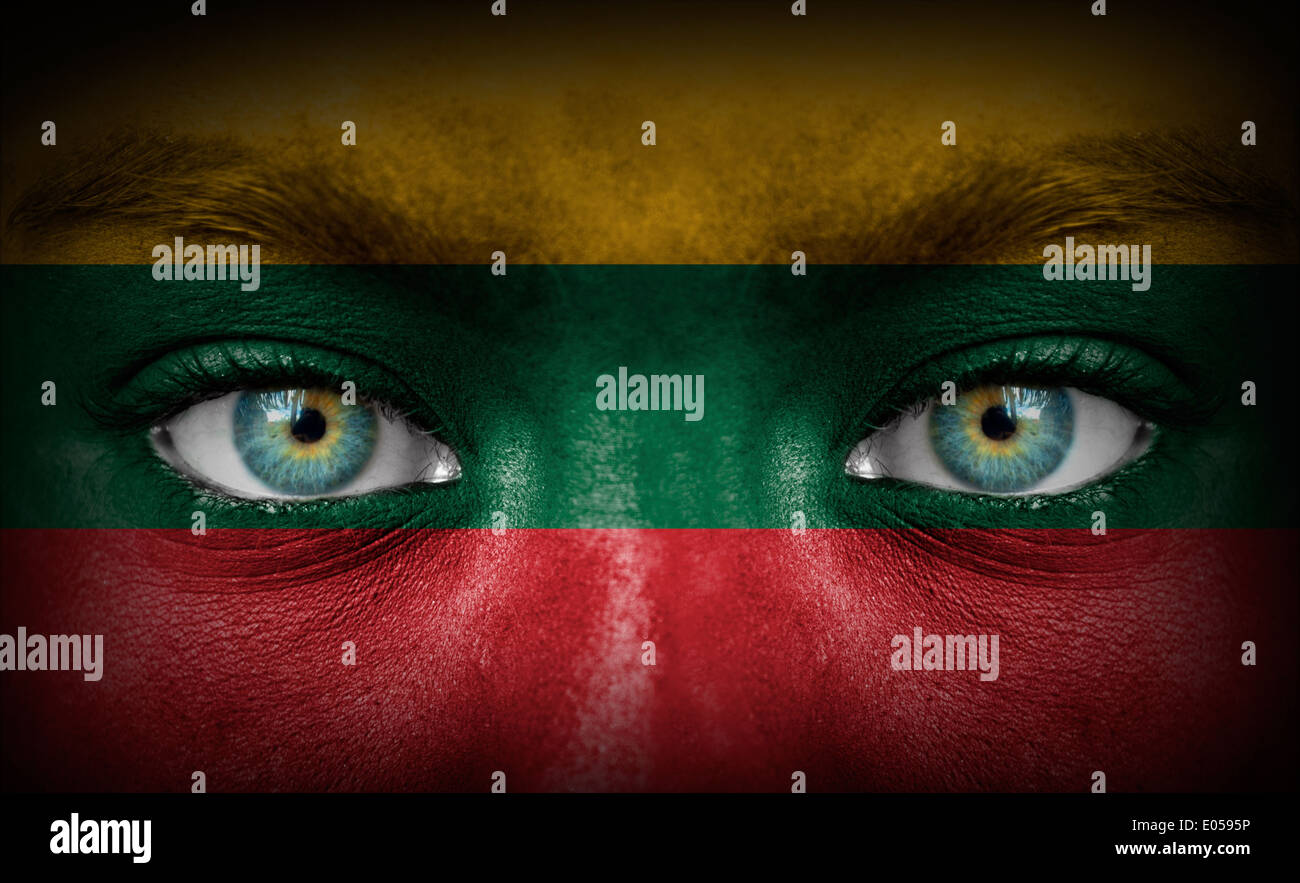 Football lithuania flag hi-res stock photography and images - Alamy